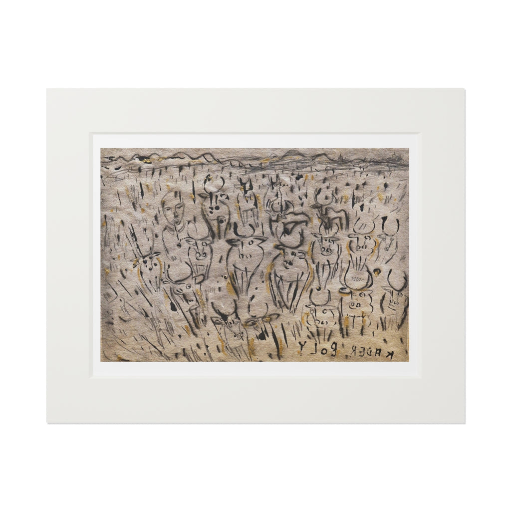 Eyes Wide Open by Kader Boly Print – UNREPD